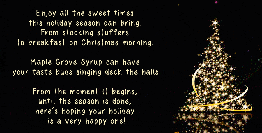 Maple Grove Syrup - 100% Pure Maple Syrup in Severn Township